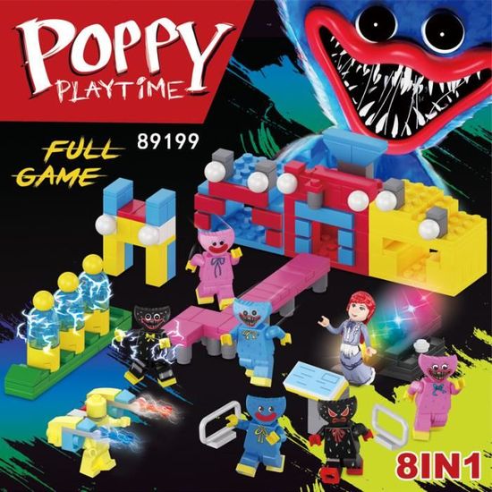8 In1 Poppy's Play time Game Building Blocks Figures Assembled Doll ...