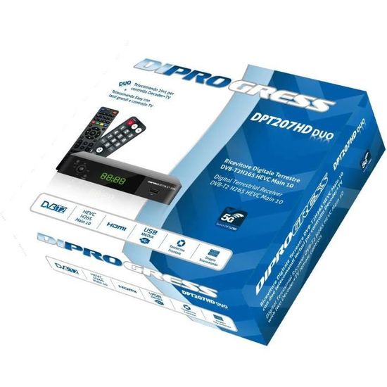Décodeur numérique terrestre HD - DIPROGRESS - DPT207HD - 2 ...