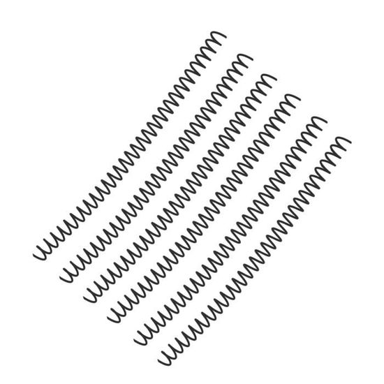 HURRISE Spiral Binding Coil, Sheet Binding Comb 13mm Inner Diameter for ...