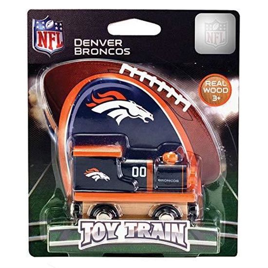 MasterPieces NFL Denver Broncos Real Wood Toy Train For Ages 3 ...