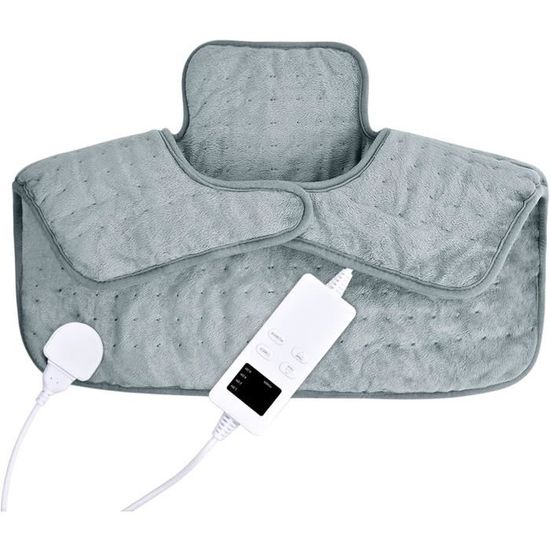 Coussin chauffant électrique pour le cou de l'épaule arrière, châle ...