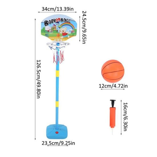 Support de Basket - VVIKIZY - Réglable en Hauteur - Plastique - Pour ...