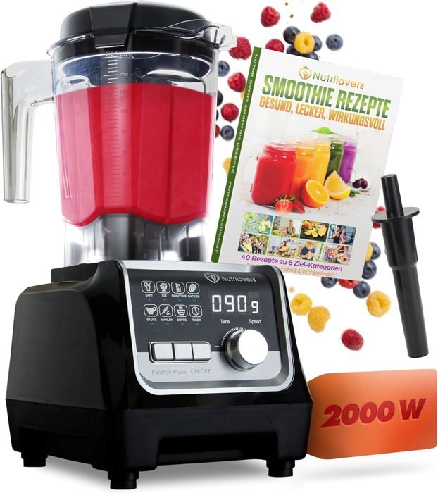 Nutri-Blender Max+ Blenders With Verseuse 2000W Mixeur Stand Mixeur ...
