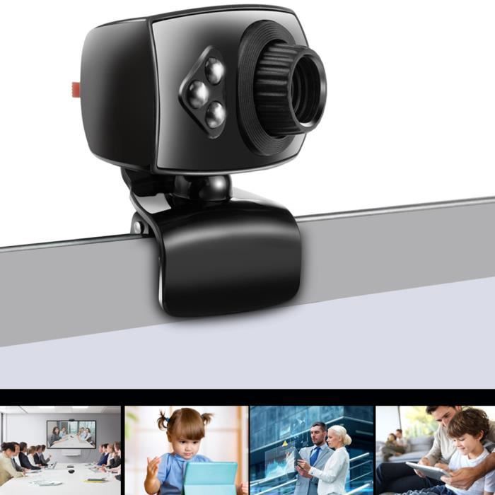 Caméra vidéo Full HD USB 3 LED avec microphone pour ordinateur portable ...