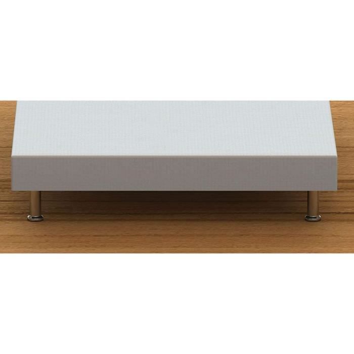 Pied De Lit Pour Adulte - 4 Pieds Sommier Tapissier Métal Finition Inox ...