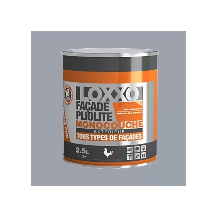 LOXXO Peinture Façade Pliolite 2,5L Gris ciment RAL 7040 2,5 L ...