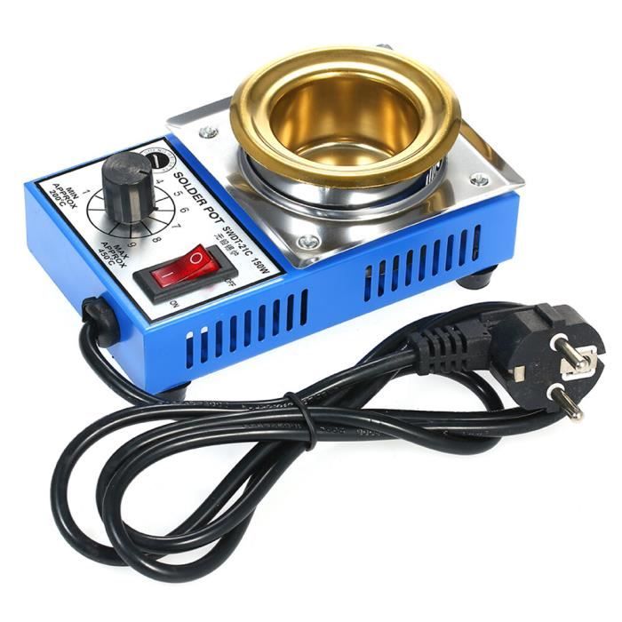 Poste a souder,Mini Pot à souder 220V,sans plomb,revêtement en titane ...