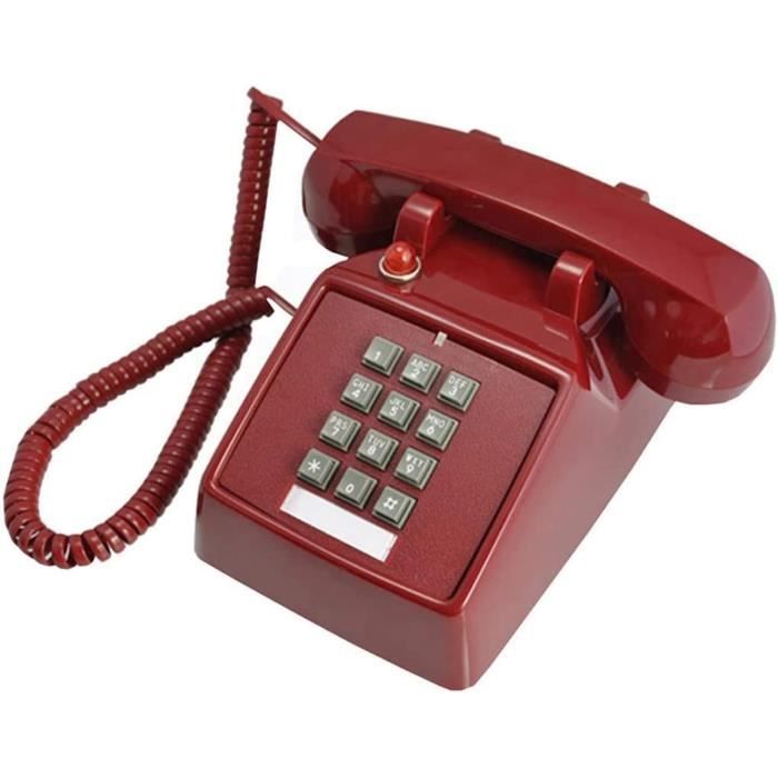 Téléphone Fixe Avec Fil Old School - Téléphones Fixes Pour ...