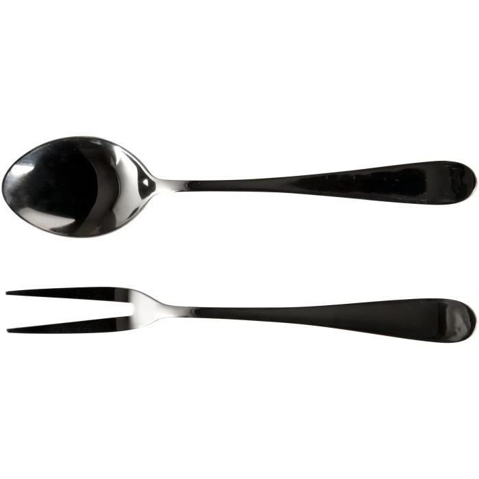 COSY&TRENDY JCJ70231 Set de 2 couverts à salade acier inoxydable ...