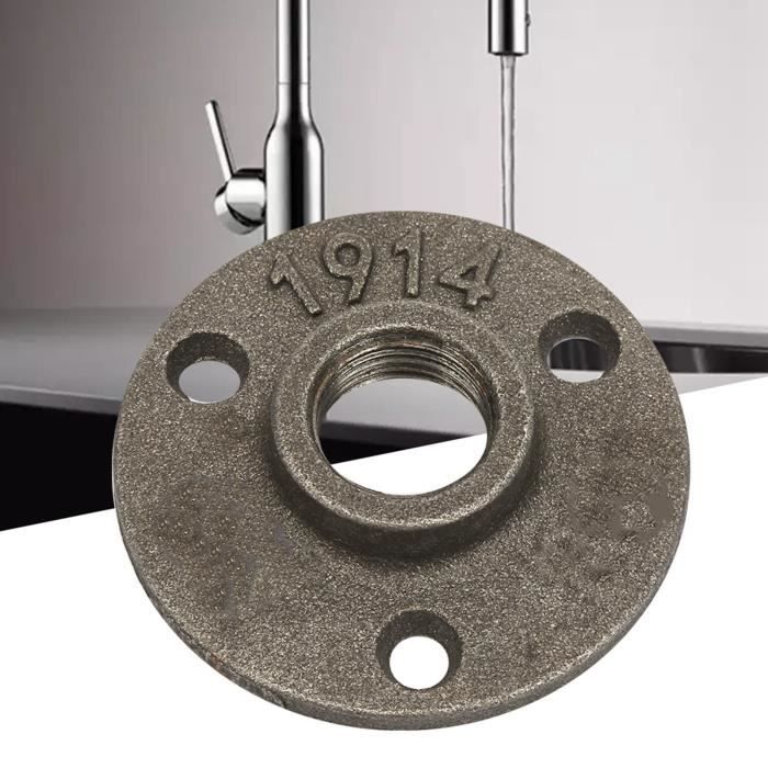 Base de bride 10 pièces alliage/fonte 3 trous 65mm DN15 DUOKON ...