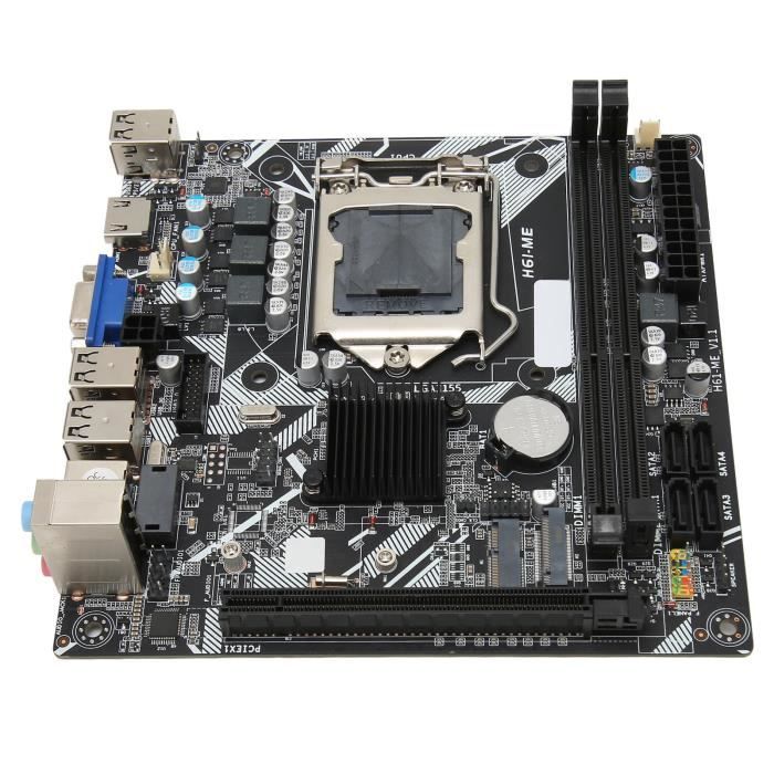 CES Carte Mère Mini Itx Carte Mère Lga 1155, Nvme Wifi M.2 Vga Hd ...