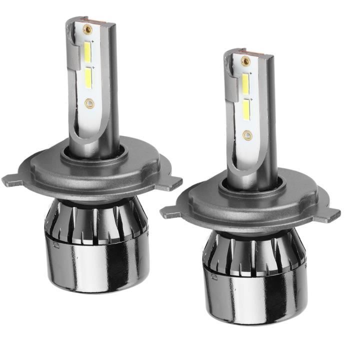 Phare de voiture à LED - GAROSA - H4 60W - Lumière blanche 6000K ...
