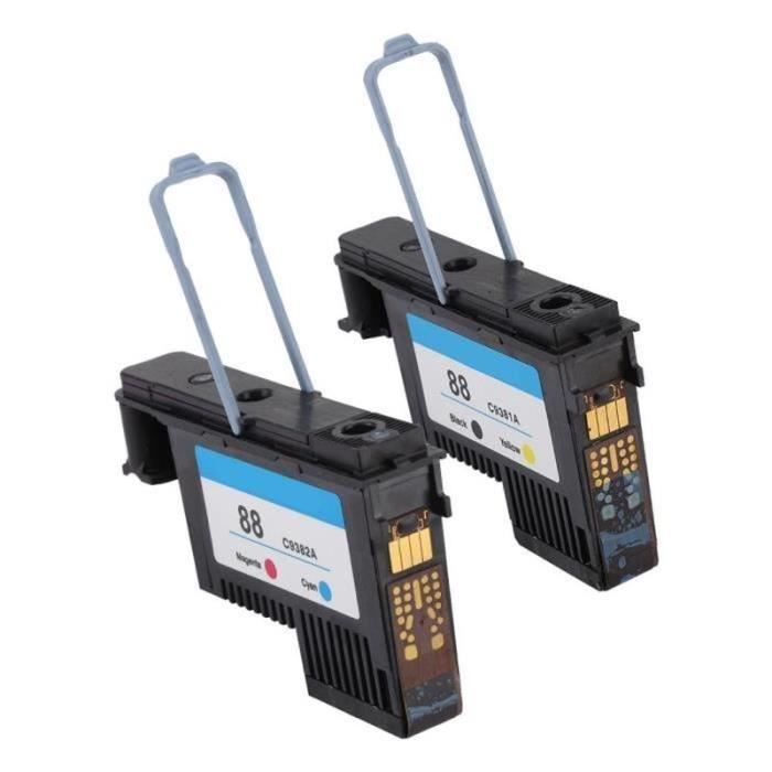 Tête d'impression - HurRise - HP88 C9381A C9382A - Compatible avec HP ...