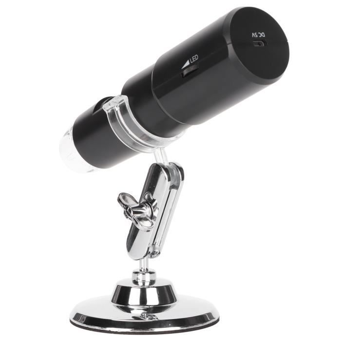 HURRISE caméra de microscope USB WiFi Microscope numérique sans fil 50X ...