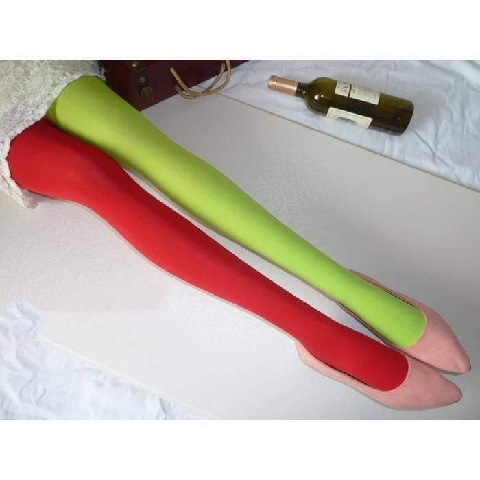 Collant,Collants asymétriques pour femmes, 25 couleurs, Sexy, couleur ...