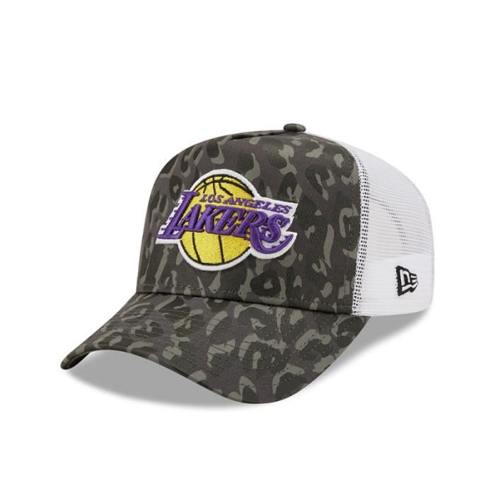 Casquette New Era Leopard Print A-Frame TRUCKER LOSLAK Gris, Blanc ...