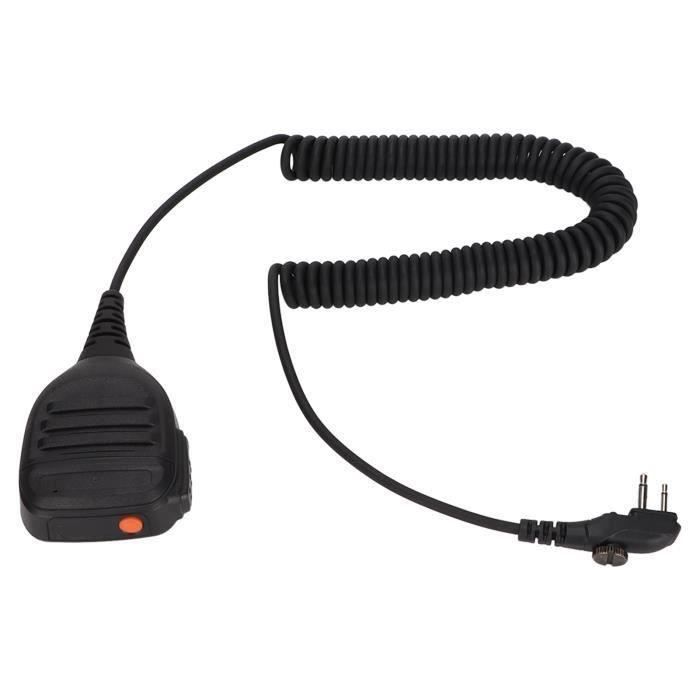 Dilwe microphone radio 2 voies Talkie-walkie Microphone Flexible à main ...