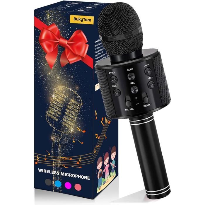 Micro Karaoke Enfant Pour Chanter Fille Garcon - Microphone Karaoké ...