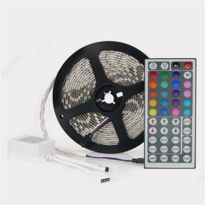 5M RGB Light Strip 3528 ÉTanche 300LEDs Bande Lumineuse LED Flexible ...