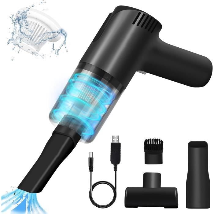 Yeegnar Aspirateur à Main, 6500PA Aspiration Mini aspirateur de Voiture ...