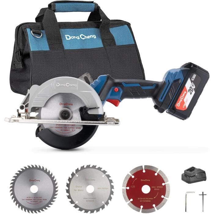 Dong Cheng Kit de scie circulaire sans fil 20V sans balai - 6700RPM ...