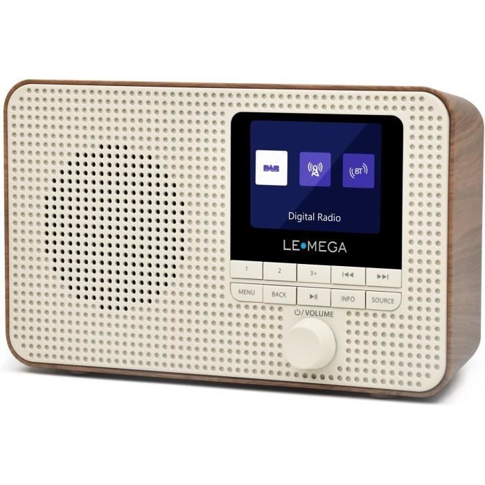 Lemega Dr3 Radio Numérique Portabdab-Dab+ Et Fm, Radio Dab Portable, Haut-Parleur Bluetooth ...