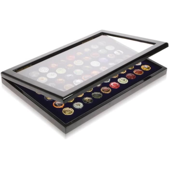 Armoire vitrée de présentation - TRAHOO - Vitrine pour 60 capsules de ...