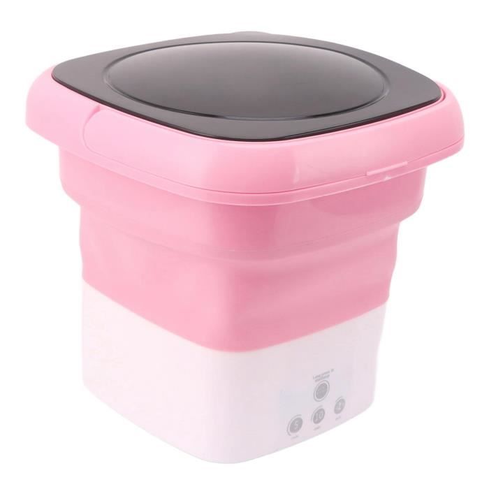 YUM Mini-machine à laver portable Mini Laveuse Pliable Mini Seau ...