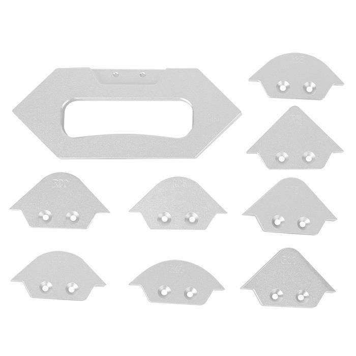 AIM- Ensemble de gabarit de rayon de coin de table de routeur coupe du ...