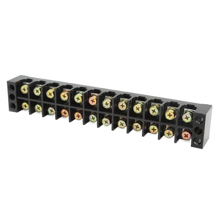 Cikonielf Borniers Barrière Bornier 60A 600V grand courant, câblage ...