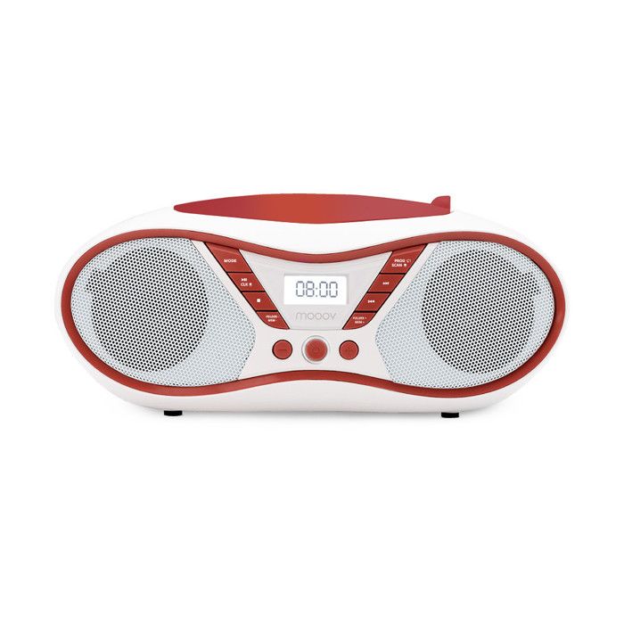 Lecteur CD Portable Cherry, Lecture CD-R/CD-RW/CD-MP3, Radio FM, Port ...