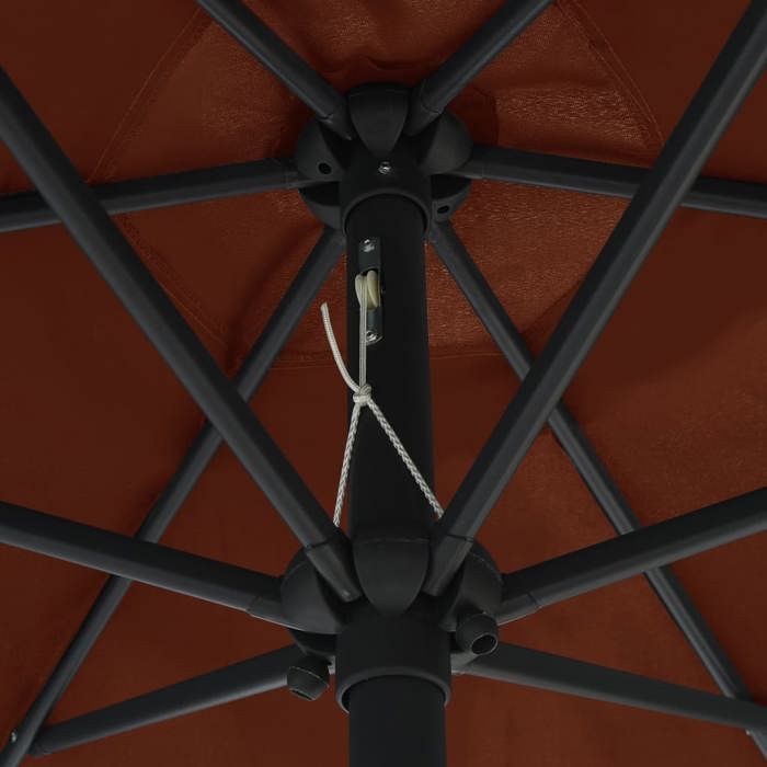 Parasol de jardin{1 pièce},Cadre fiable,Anti UV et résistance à l ...