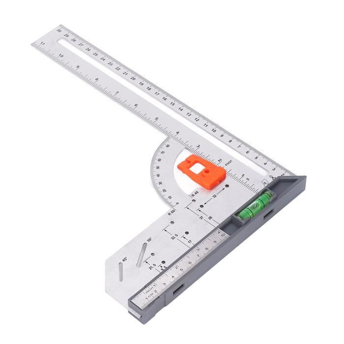 YEN- Règle carrée de 12 pouces en L Règle carrée 12in L échelle ...