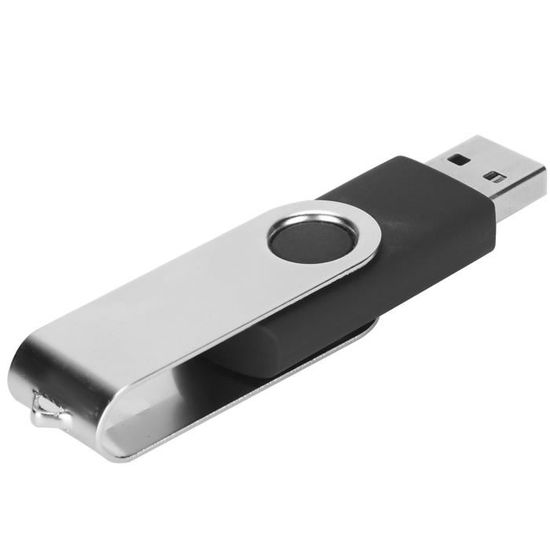 SALUTUYA clé mémoire Clé USB rotative noire bonbon, stockage Portable ...