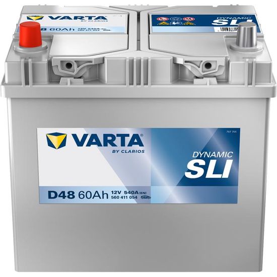 VARTA Batterie Auto D48 (+ gauche) 12V 60AH 540A - Cdiscount Auto