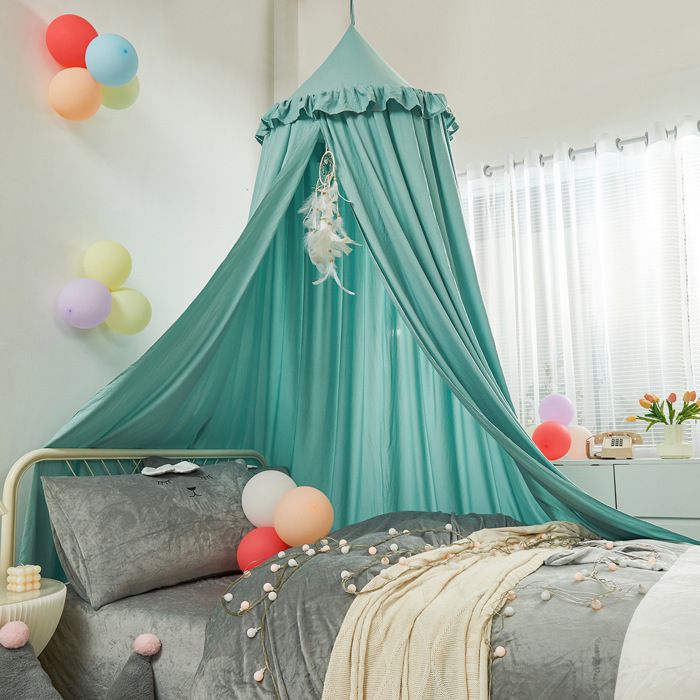 VITATA Ciel de Lit Bébé Rond - Baldaquin Suspendu Décoratif - Tissu ...