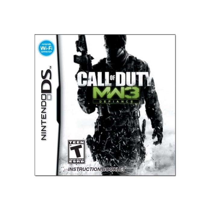 Call of Duty Modern Warfare 3: Defiance Nintendo DS italien - Cdiscount ...