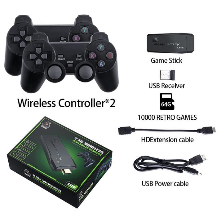 Jeu 4K 10000 - manette de jeu vidéo HD 4K, 10000 console de jeux ...