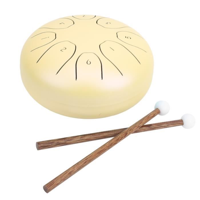 Ashata Tambour Handpan Mini Tambour Éthéré 5,5 po Tambour de Langue en ...