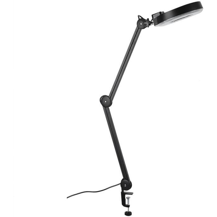 Lampe Loupe de Table, 15W Lampe Loupe LED Flexible 5 Dioptries ...