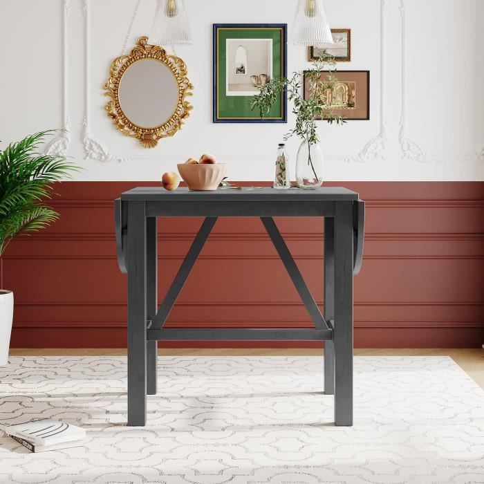 Table de bar, table de comptoir table haute ， (90-150) X60X90cm, table ...