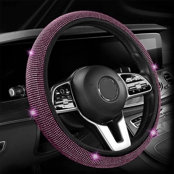 38 Cm Couvre Volant De Voiture, Housse De Volant Universelle Housse De Volant En Velours Housses ...
