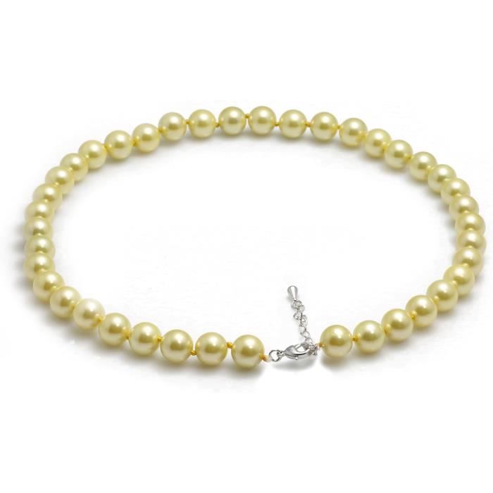 Collier De Perle Shell De Tahiti-Mers Collier Mallorca Perles ...