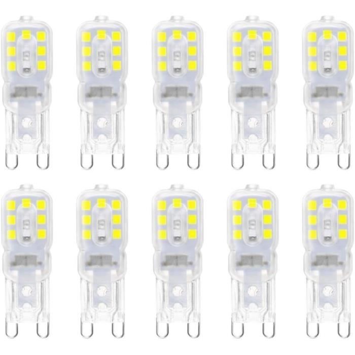 Ampoule Led G9, 3W G9 Led Lampes(Équivalent à 30W Halogène Ampoules G9), Led G9 Ampoules Blanc ...