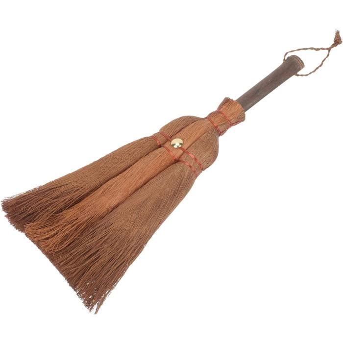 Ensemble balai de ménage d'atelier | 1 balai coco 29 cm avec manche ...
