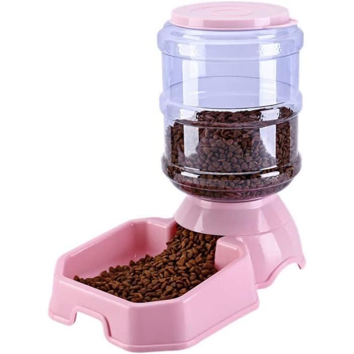 Dracol Distributeur Croquettes et Eau Automatique pour Chat Chien ...