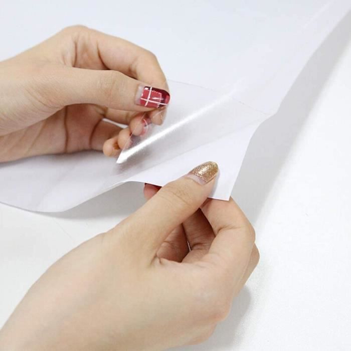 Papier Adhesif pour Meuble Transparent 40 × 300cm Rouleau Film ...