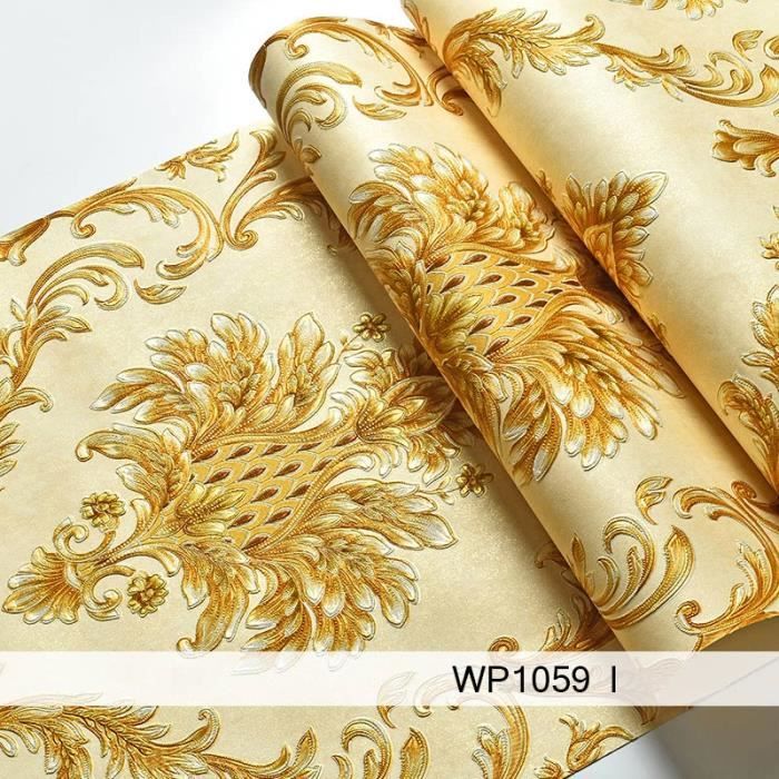 Papier peint,Papier peint en relief stéréoscopique 3D,Style européen ...