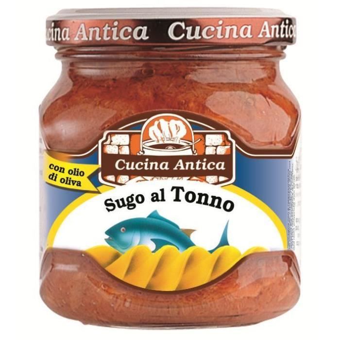 Cucina Antica - Sauce au thon (rouge) - Boîte de 12 pots de 200 g ...