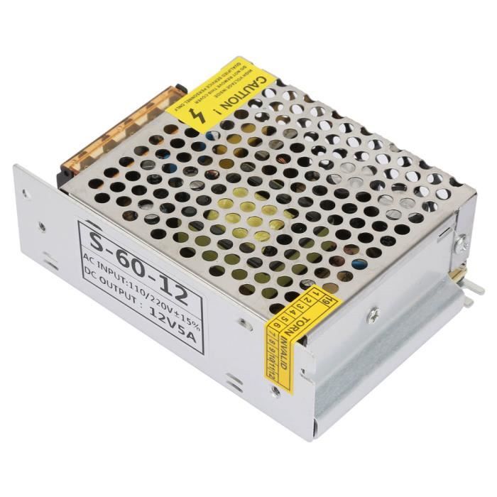 Convertisseur De Commutation à Led Alimentation Dc 12v 5a Pwm Led Transformateur Dalimentation